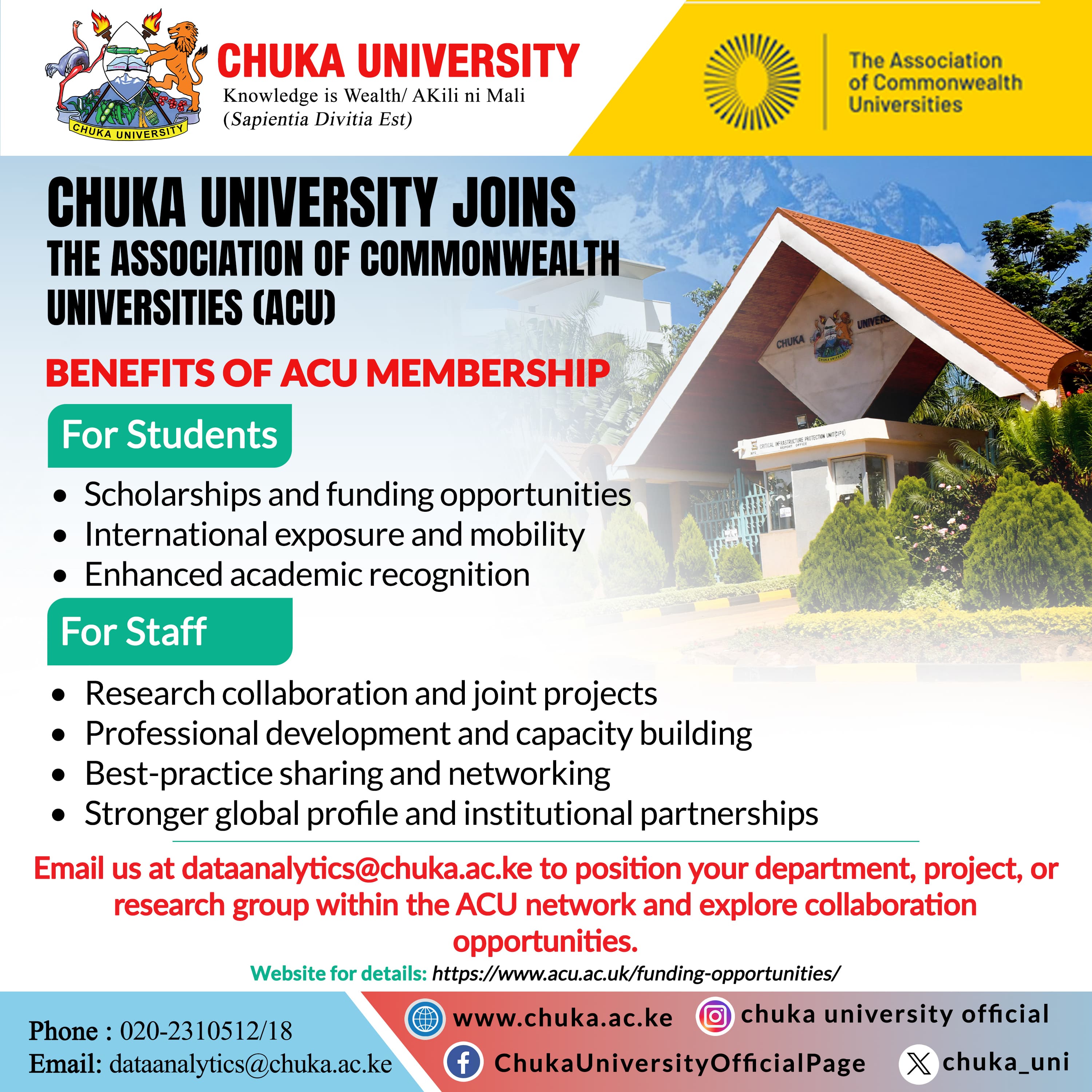Chuka University – Knowledge is Wealth - Chuka Univeristy