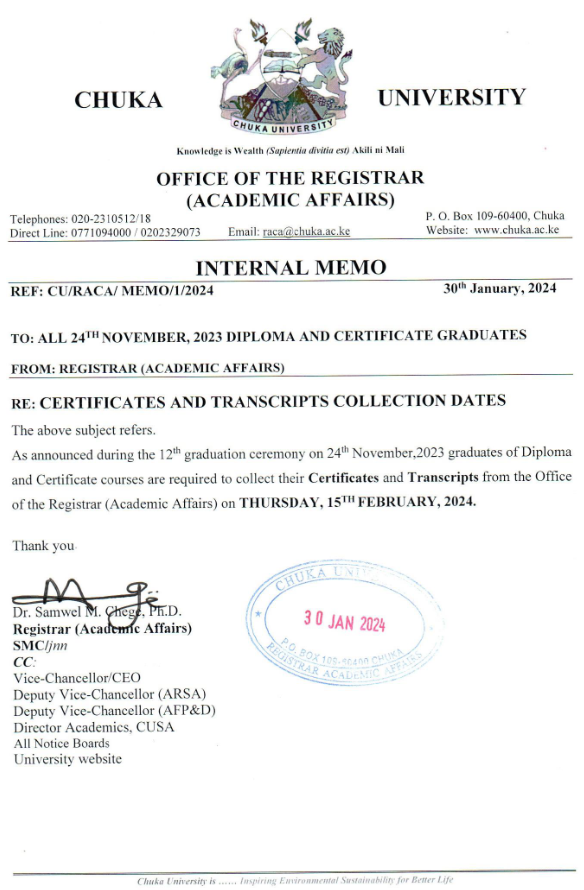 Diploma & Certificates Graduates, Certificates and Transcripts ...