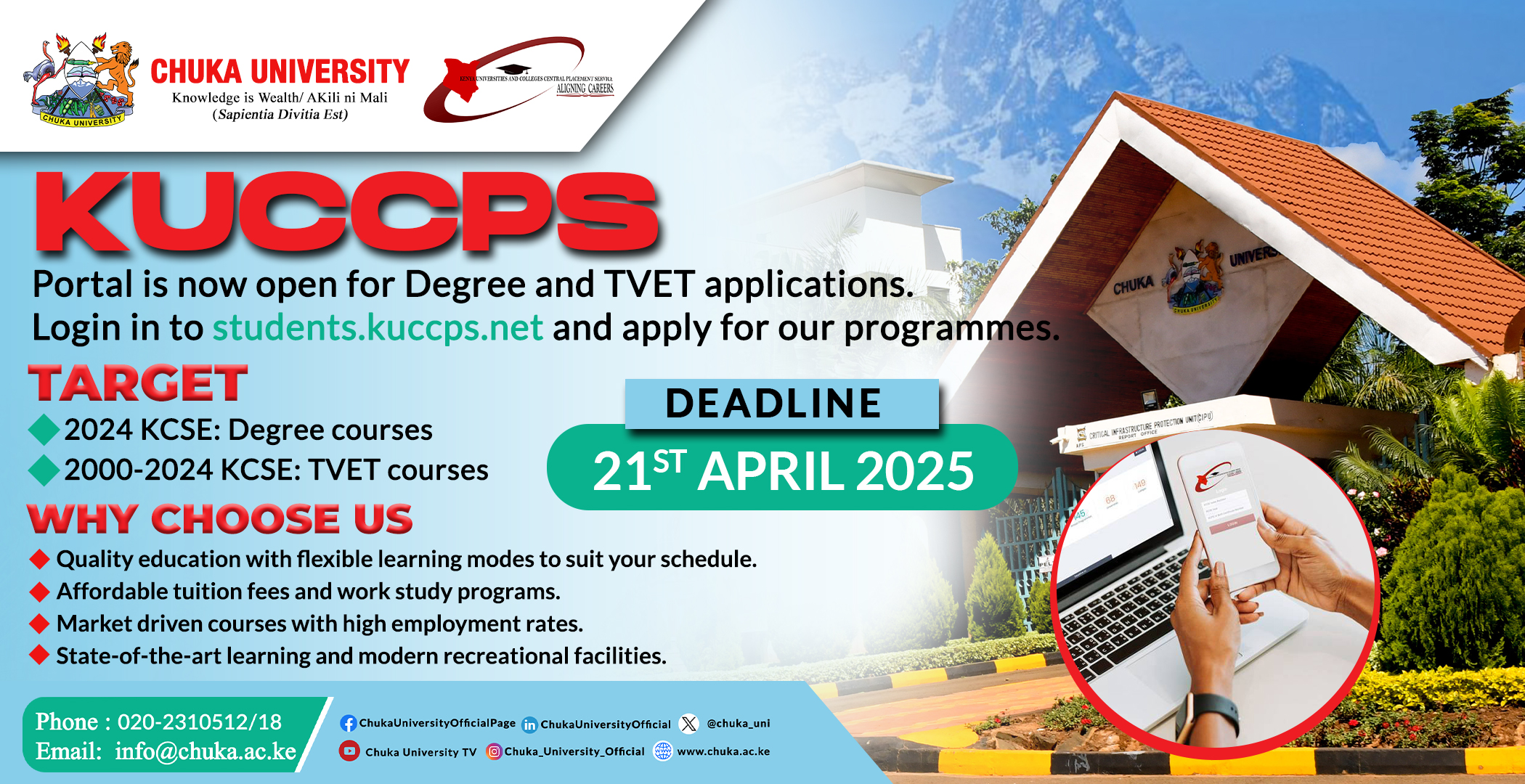 Chuka University – Knowledge is Wealth - Chuka Univeristy